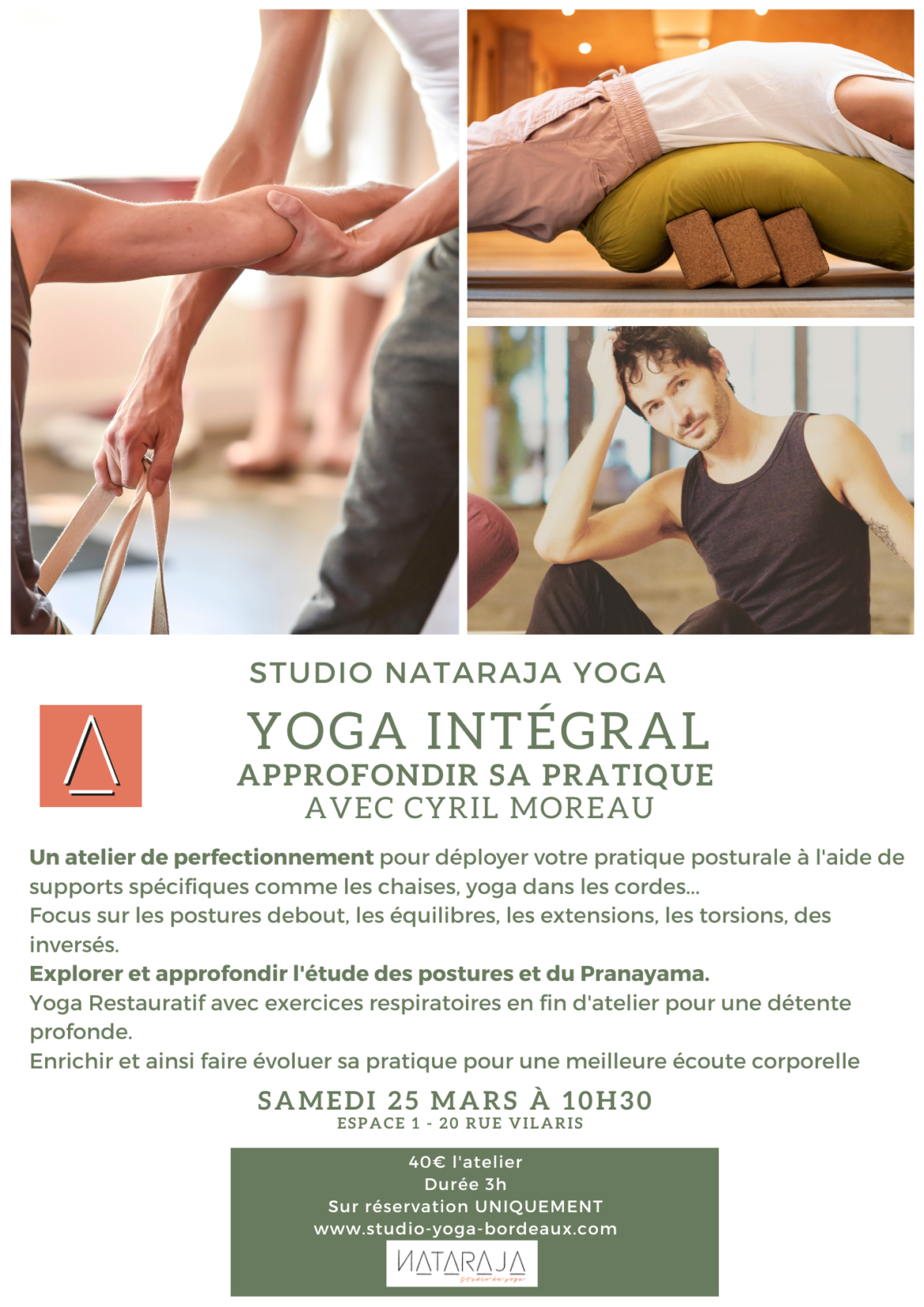Yoga approfondissement - Bordeaux - Cyril Moreau