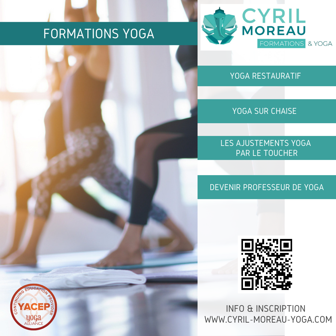 Nos formations yoga | Cyril Moreau Yoga, Bordeaux